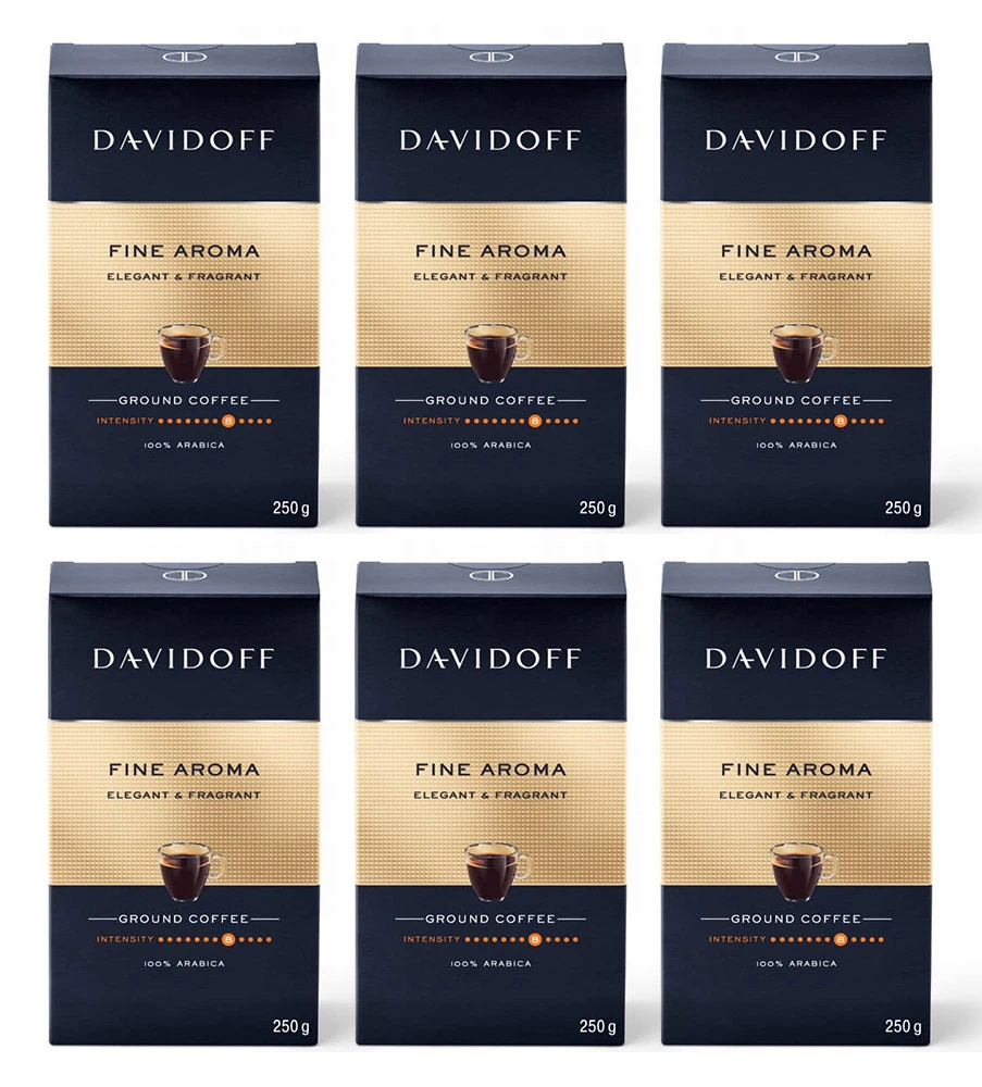 Kawa mielona Davidoff Fine Aroma 6 x 250 g | Filtrosfera