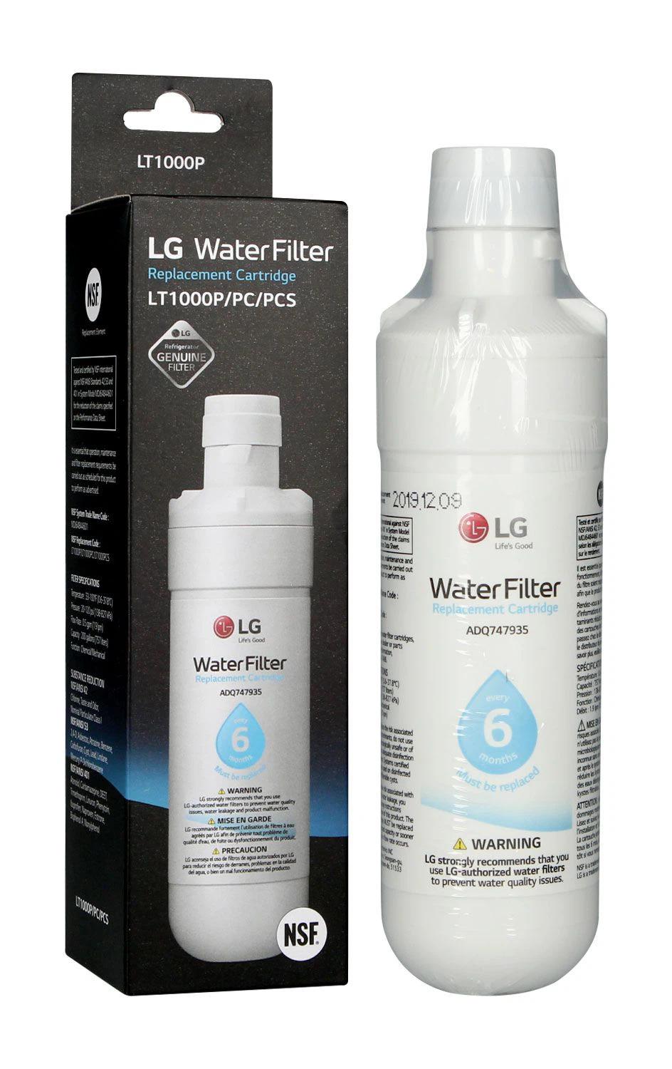 Filtr wody do lodówki LG LT1000P | Filtrosfera